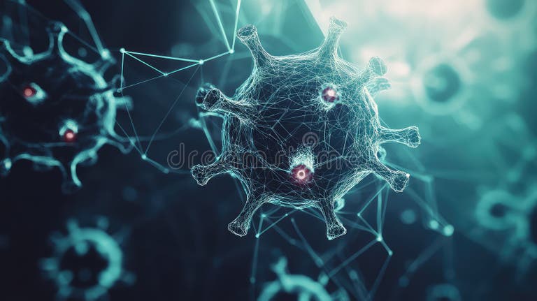 Ization Visual Representation of Virus Mutation in Stock Illustration ...