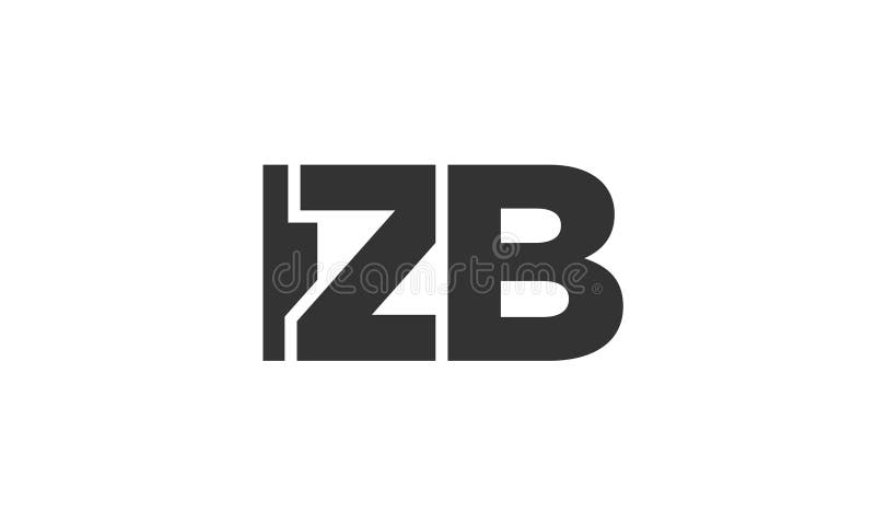 IZB Logo Design Template with Strong and Modern Bold Text. Initial ...