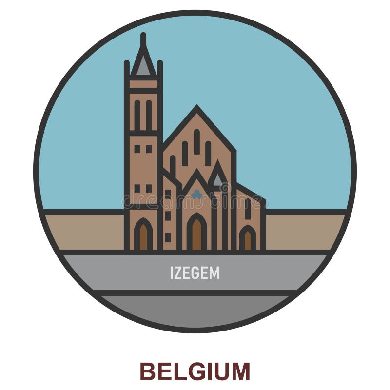 Izegem City Grunge Rubber Stamp Stock Vector - Illustration of antique ...