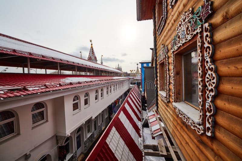 Izmailovsky Kremlin Famous Landmark in Moscow Stock Image - Image of ...