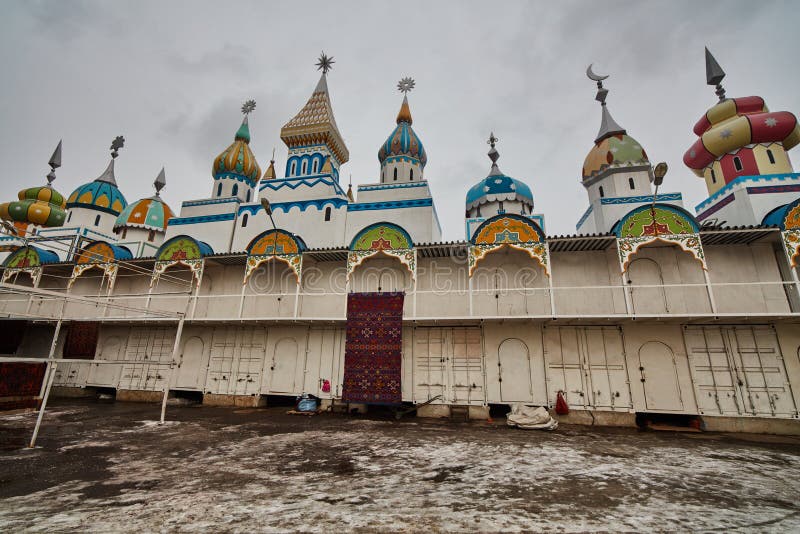 Izmailovsky Kremlin Famous Landmark in Moscow Stock Photo - Image of ...