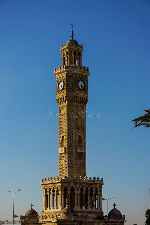 Izmir Clock Tower in Turkey, Vertical Stock Photo - Image of culture ...
