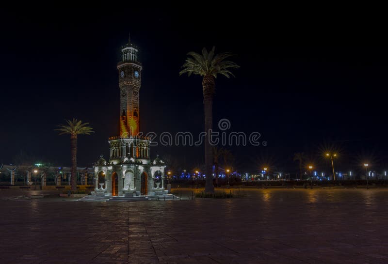 Izmir night views stock image. Image of people, city - 94255001