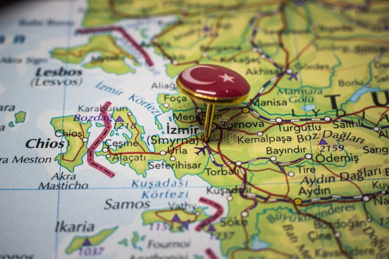 Izmir, Turkey Map