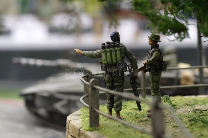 Izraeli soldiers stock photo. Image of middle, action - 7820320