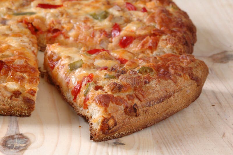 Izza stock photo. Image of crust, cheddar, sauce, peppers - 1770484