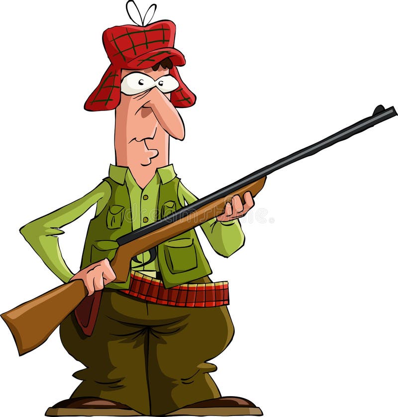 Jäger vektor abbildung. Illustration von gewehr, artillerist - 21712495