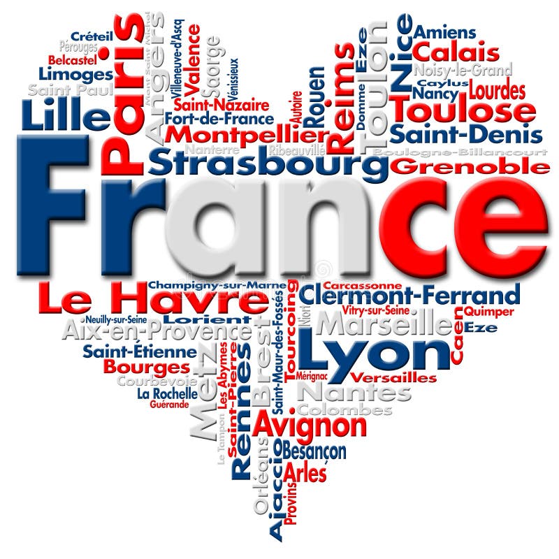 J'aime la France illustration stock. Illustration du france - 22378995