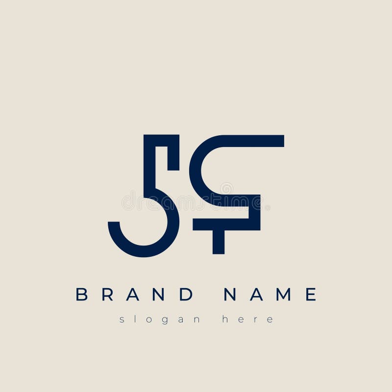 JF Alphabet Letter Icon Logo Stock Illustration - Illustration of ...