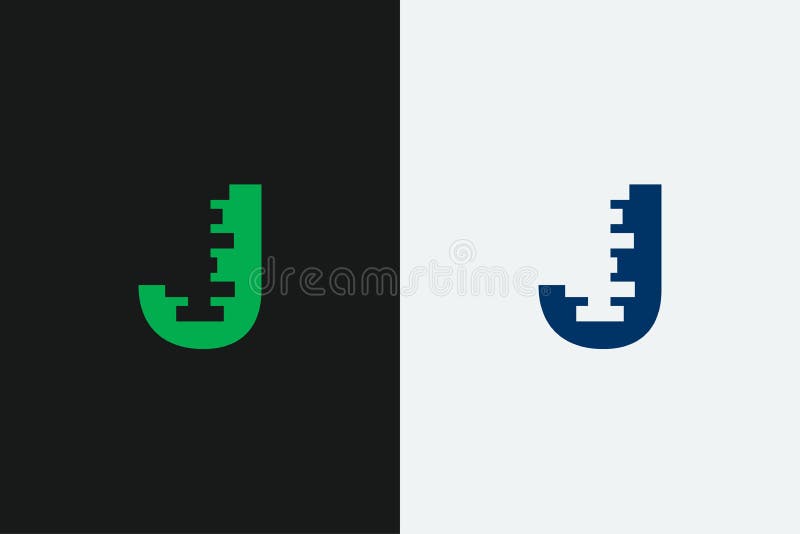 J Letter Iconic Transformation Shape Vector Logo Design. Creative Brand ...