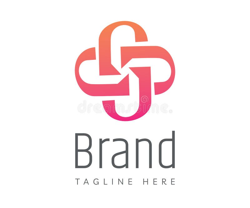 Letter J Logo Design. Letter J with Cross Logo Stock Vector ...