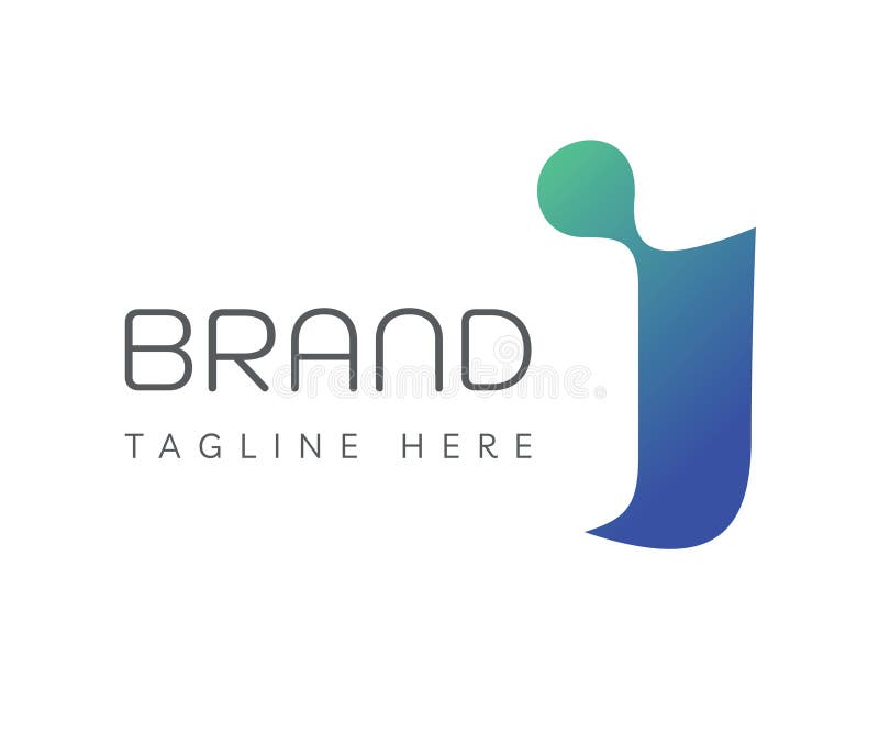 Letter J Logo Design. Letter J with Water Logo Stock Vector ...