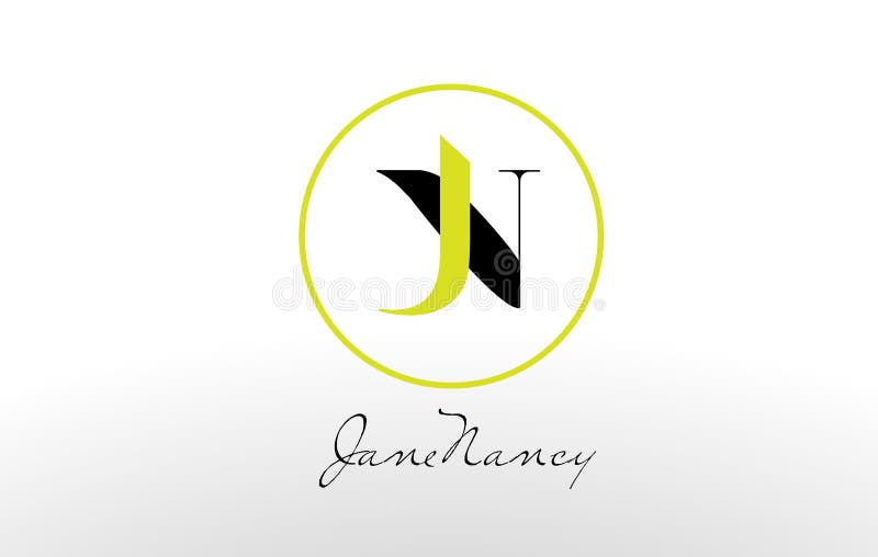 J N Logo. J N Letter Design Vector Stock Vector - Illustration of ...