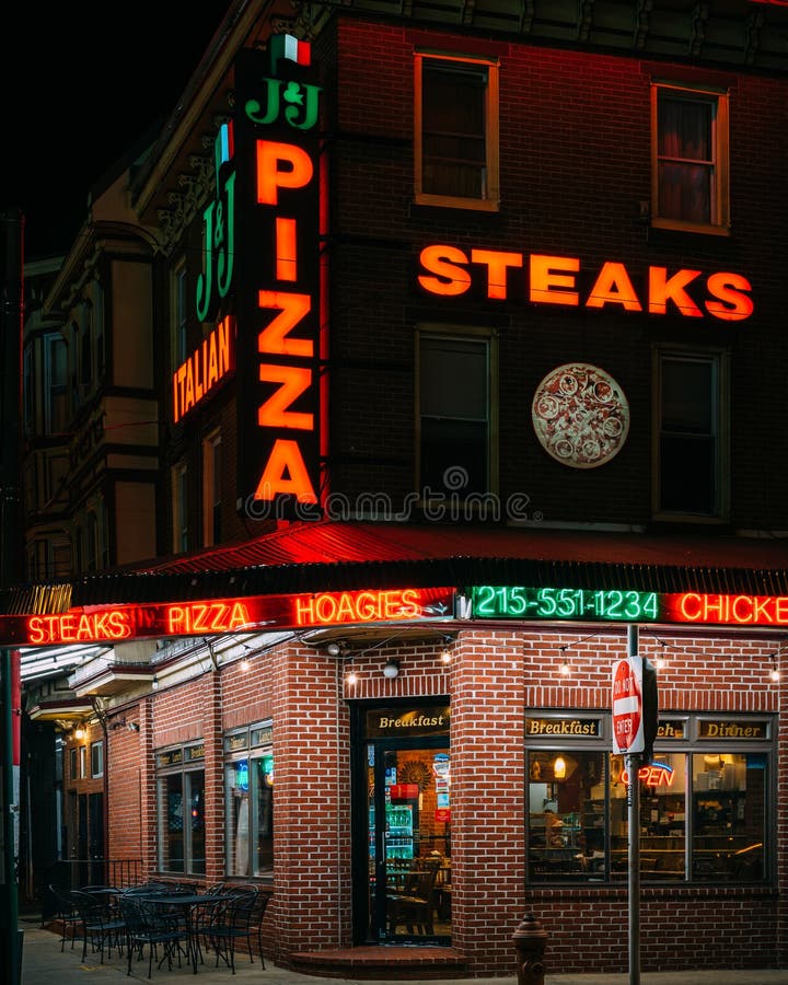 J & J Pizza, in Passyunk Square, Philadelphia, Pennsylvania Editorial ...