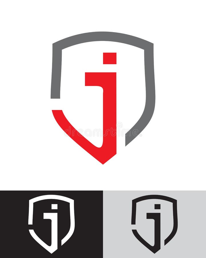 J Shield Logo , Security Logo Vector Stock Illustration - Illustration ...