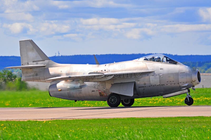 J29 Tunnan stock image. Image of tunnan, aircraft, black - 23730305