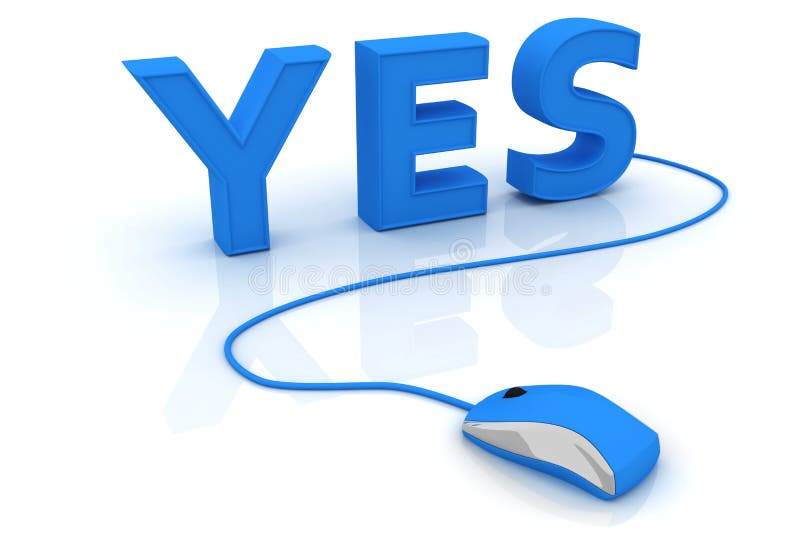 Yes stock illustrationer. Illustration av samtidighet - 13794679