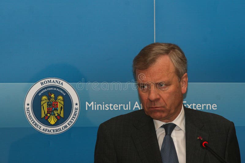 Jaap de Hoop Scheffer imagen de archivo editorial. Imagen de ataque ...