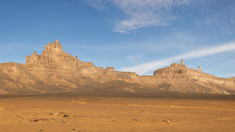 Jabal Idinin, Akakus (Acacus) Mountains, Sahara Stock Image - Image of ...