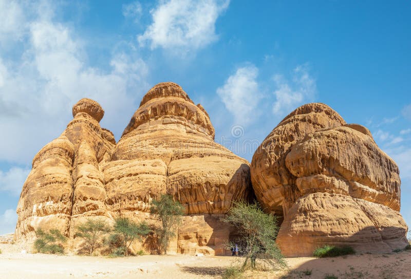 Jabal Ithlib Hidden Nabataean Cave, Al Ula, Saudi Arabia Stock Image ...