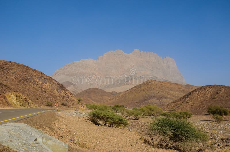 Jabal Misht mountain Oman stock image. Image of arabian - 185336899