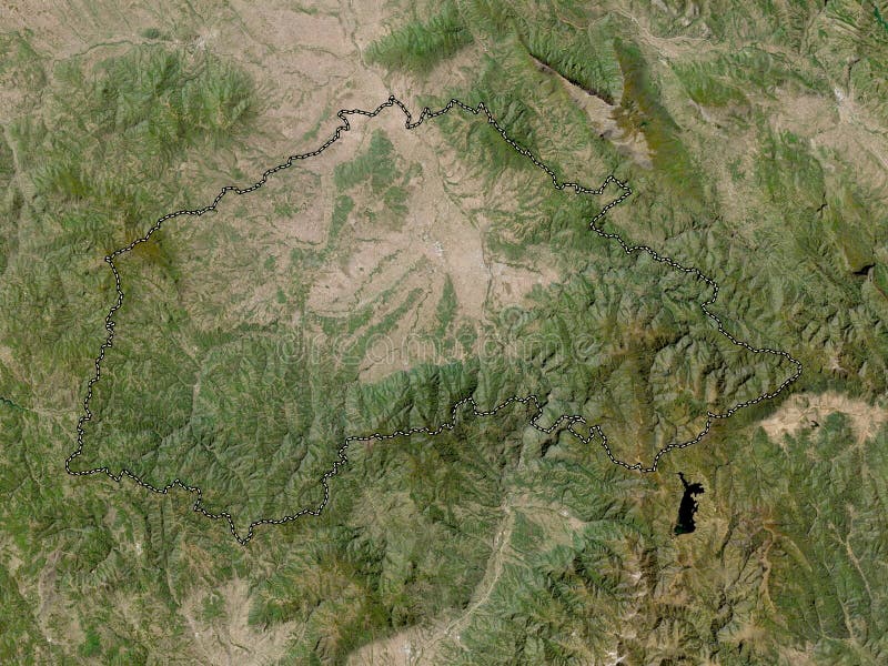 Jablanicki, Serbia. Low-res Satellite. No Legend Stock Illustration ...