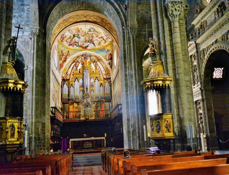 Jaca Cathedral, Also Known As the Cathedral of Saint Peter Stock Photo ...