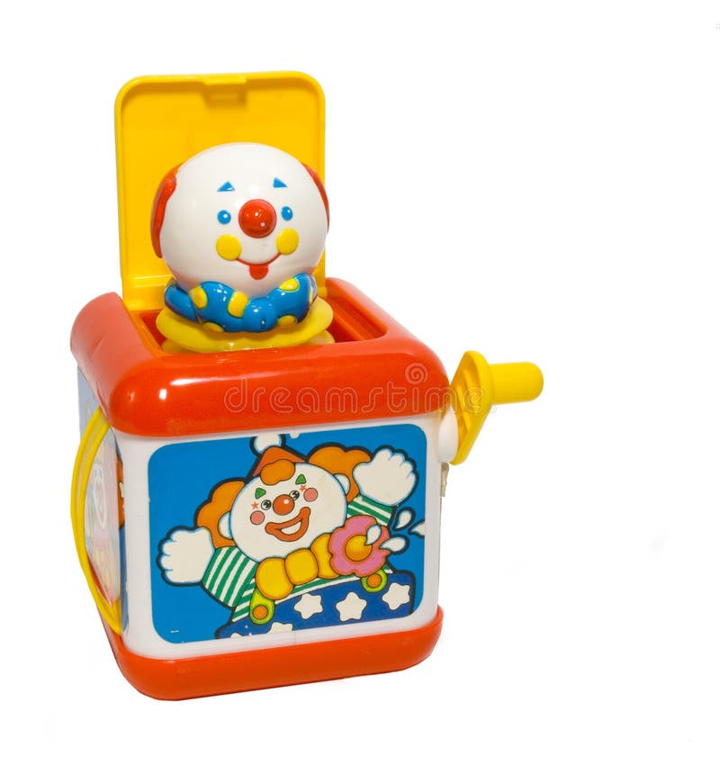 Surprise music box toy stock image. Image of happiness - 10733367