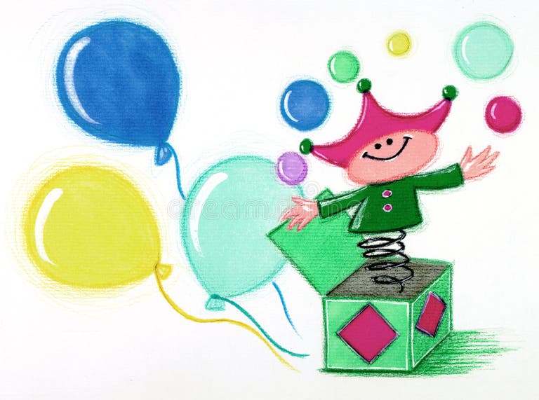 Child Jack Box Surprise Stock Illustrations – 167 Child Jack Box ...