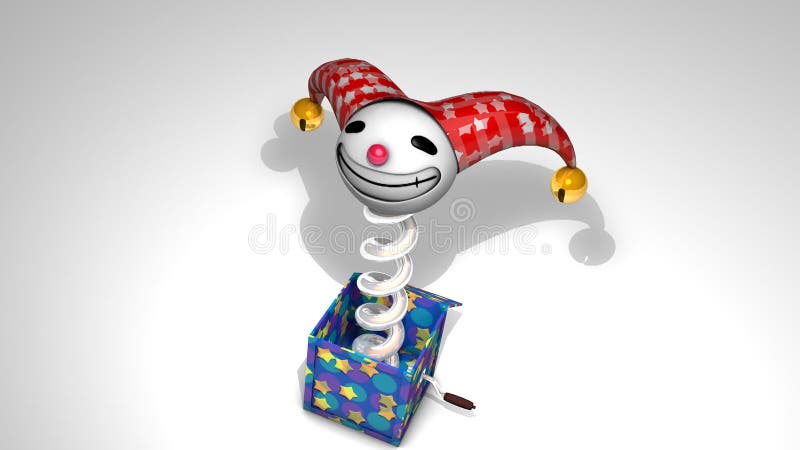 Jack in the Box with Surprise Happy Birthday Text. Stock Footage ...