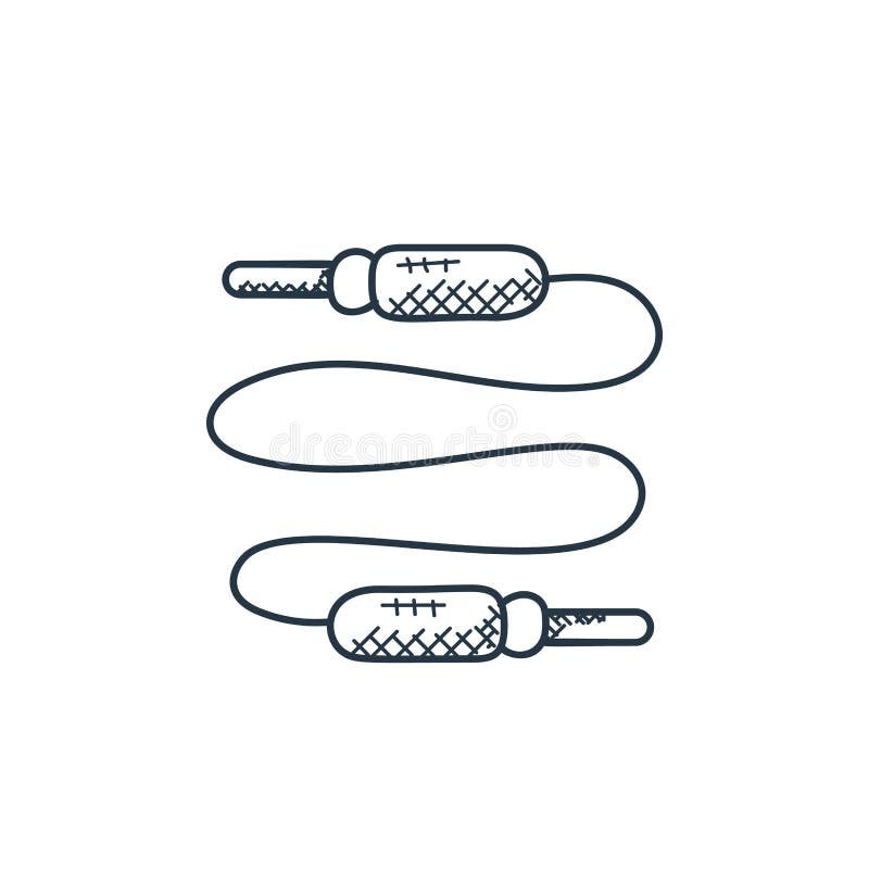 Jack Cable Icon Vector from Music Concept. Thin Line Illustration of ...