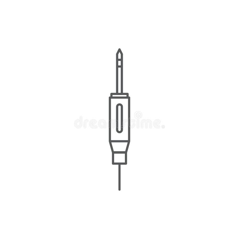 Plug Socket Vector Icon Symbol Isolated on White Background Stock ...