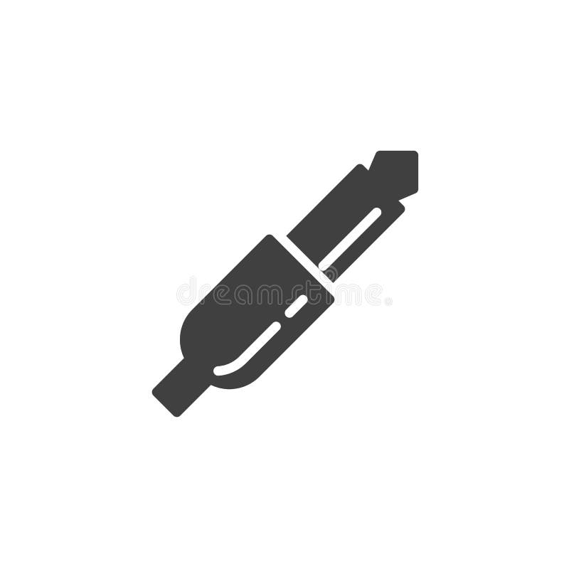 Jack cable vector icon stock vector. Illustration of audio - 233582883