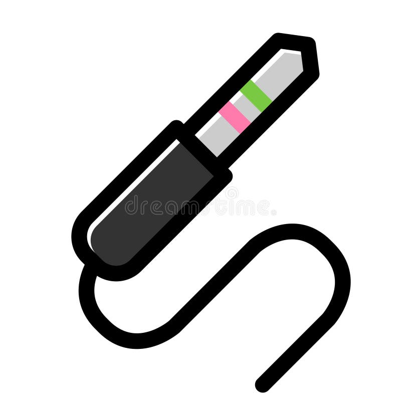 Jack Cable LineColor Illustration Stock Vector - Illustration of vector ...