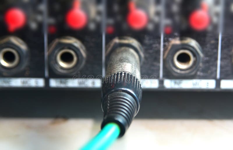 Jack cables stock photo. Image of equipment, record, plug - 57579992
