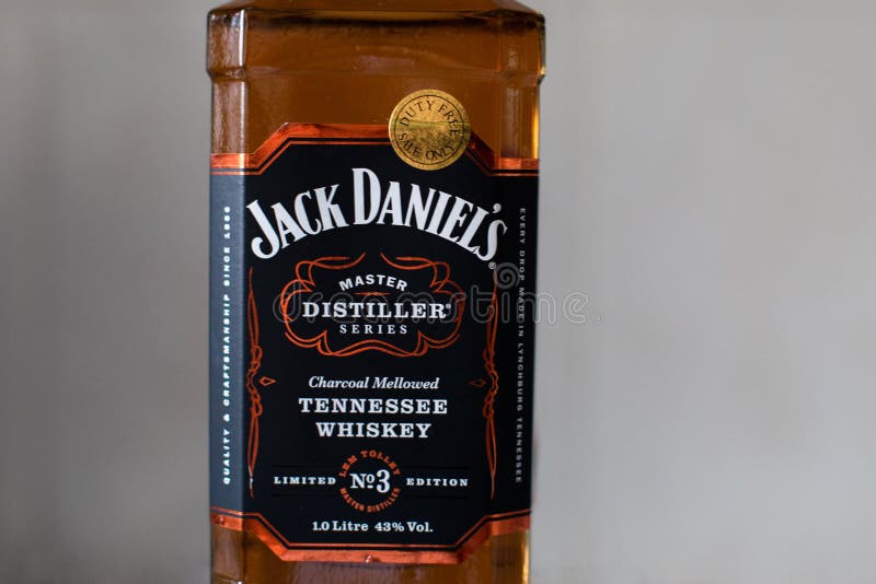 JACK DANIELS Master Distillers Whisky No. 3. Imagen editorial - Imagen ...
