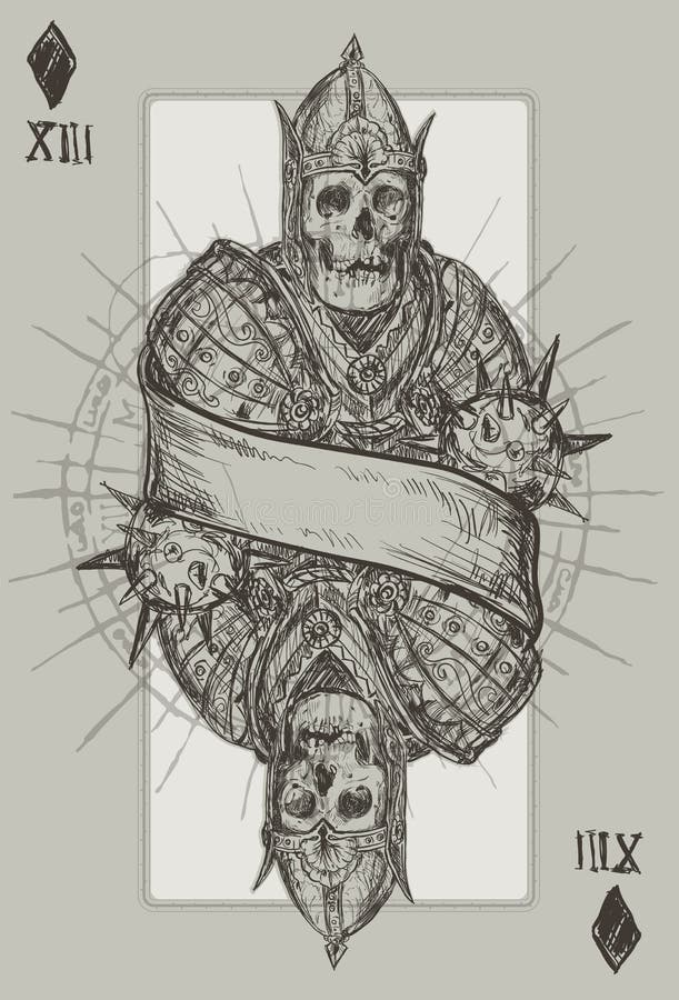 Jack Diamond ilustração do vetor. Ilustração de armadura - 51386058