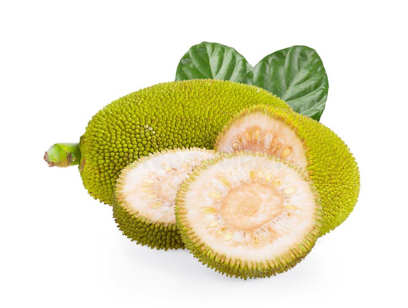 Jack Fruta Sobre Fundo Branco Imagem de Stock - Imagem de fresco ...