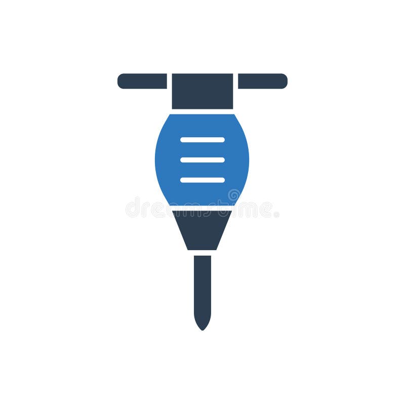 Jack Hammer Icon stock vector. Illustration of jack - 398275986