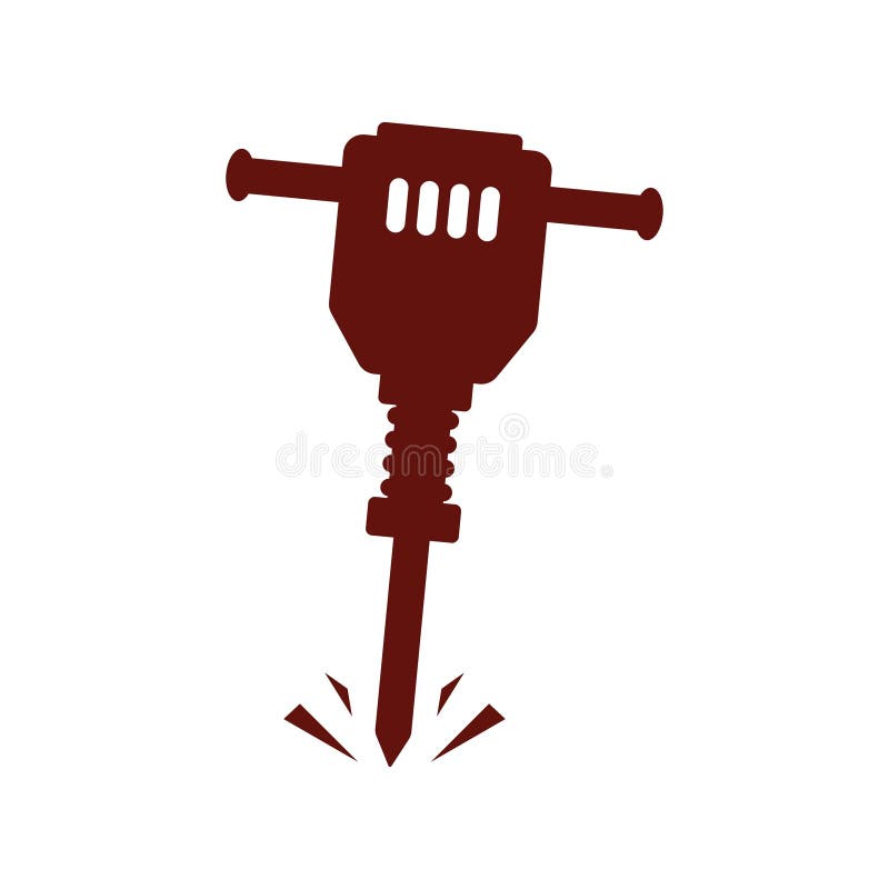 Hammer Icon in a Flat Design in Black Color. Vector Illustration Eps10 ...
