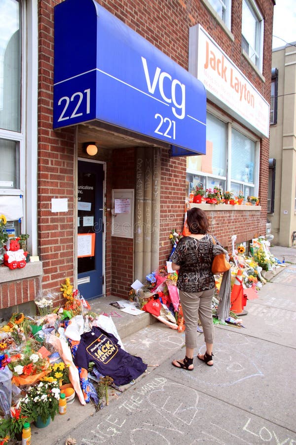 Jack Layton Memorial in Parliament Hill, Ottawa Editorial Stock Photo ...