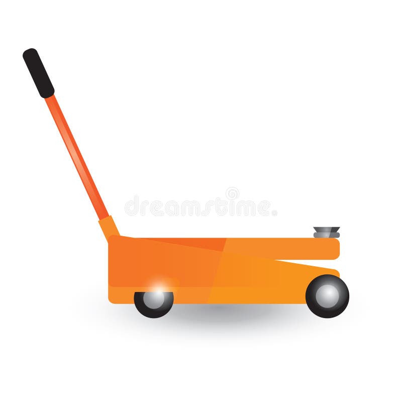 Jack Lift. Vector Illustration Decorative Design Stock Vector ...