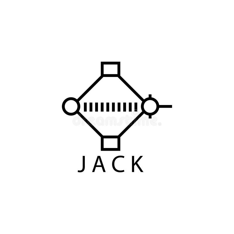 Jack Logo Icon Design Vector Illustration Stock Vector - Illustration ...