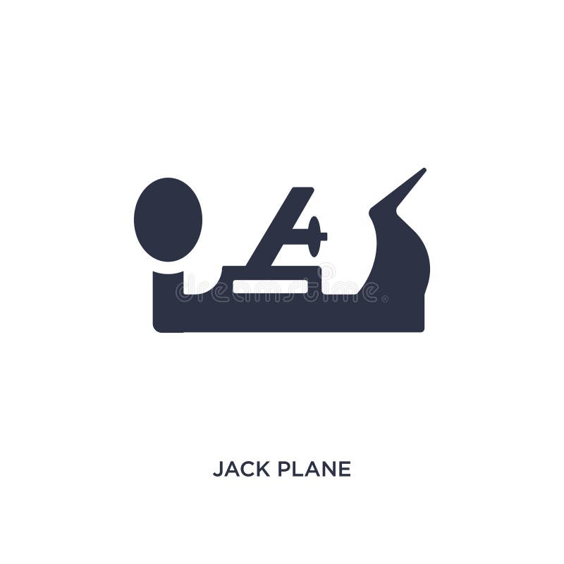 Jack Plane Icon on White Background. Simple Element Illustration from ...