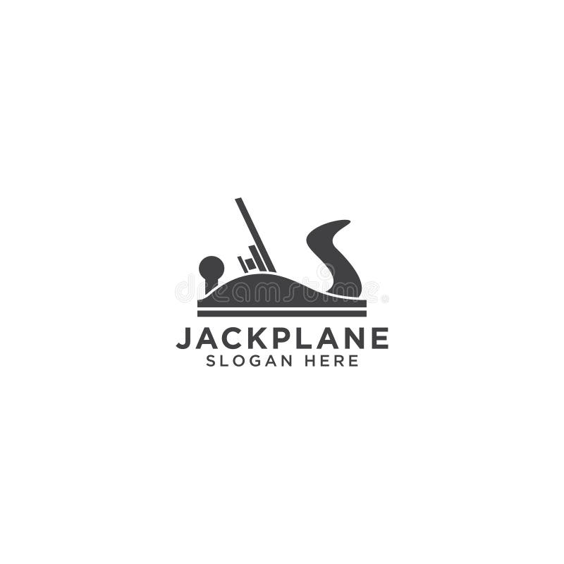 Jack Plane Logo Design Template Stock Vector - Illustration of design ...