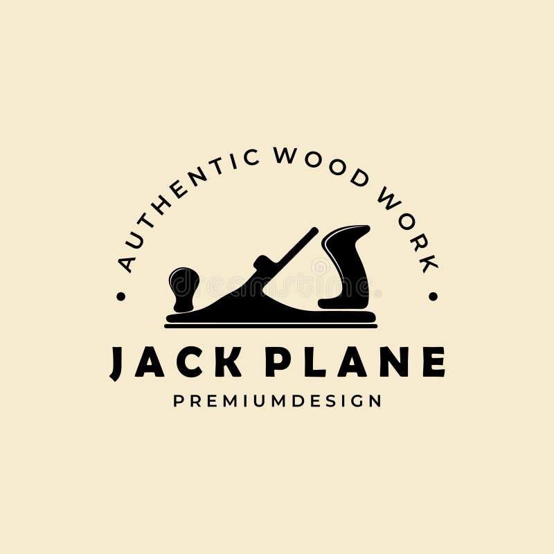 Jack Plane Vintage Logo Vector Template Design Stock Vector ...