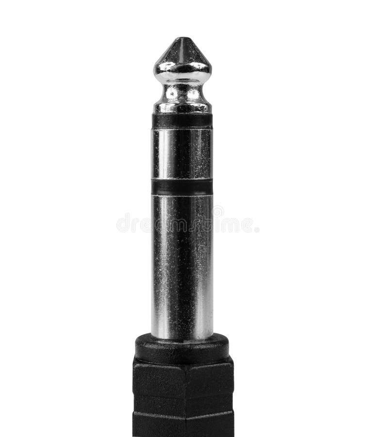 Jack plug isolated stock image. Image of mini, electronics - 24128973