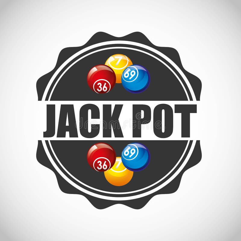 Jack pot casino game icon stock vector. Illustration of play - 93338558