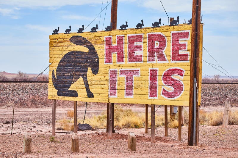 Jack Rabbit Here it is Billboard on Route 66 for Jack Rabbit Trading ...