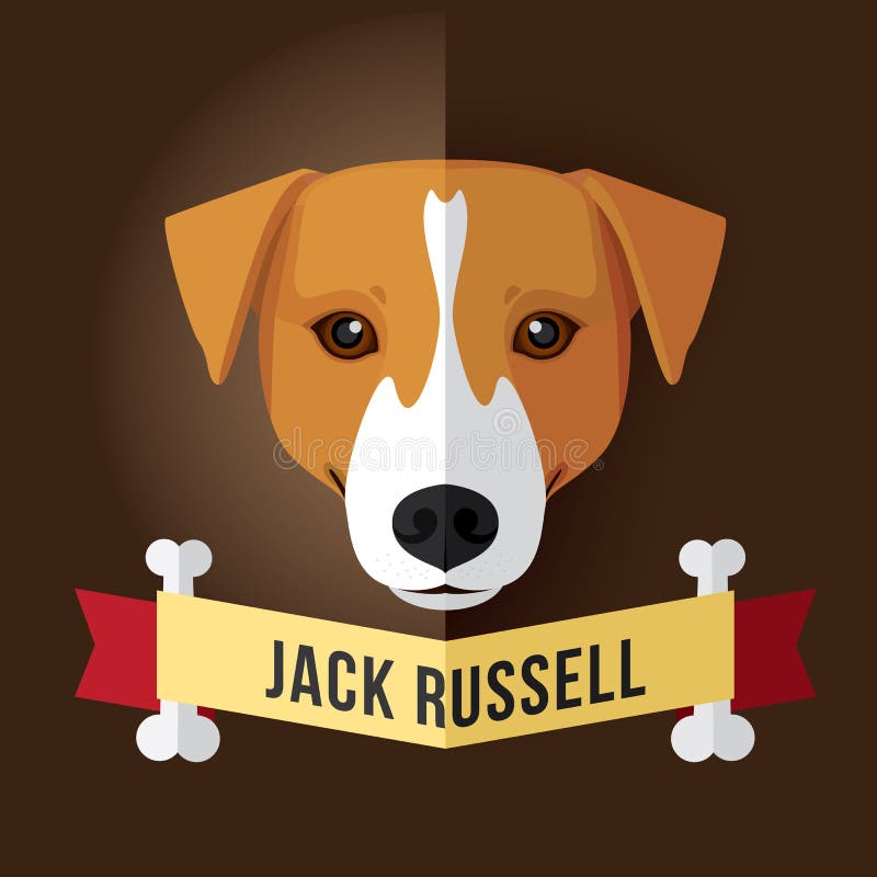 Jack Russell Dog Silhouettes Stock Vector - Illustration of furry ...